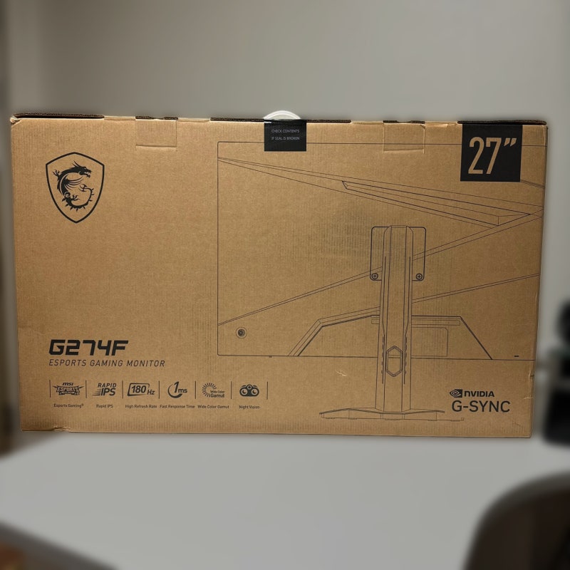 MSI G274F 모니터 직접 사용해본 후기 : 네이버 블로그