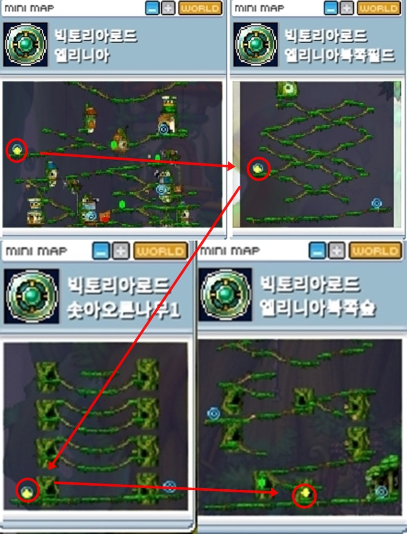 메이플랜드 커즈아이 표지판 위치 사냥터 굴 북던3 가는법 네이버 블로그