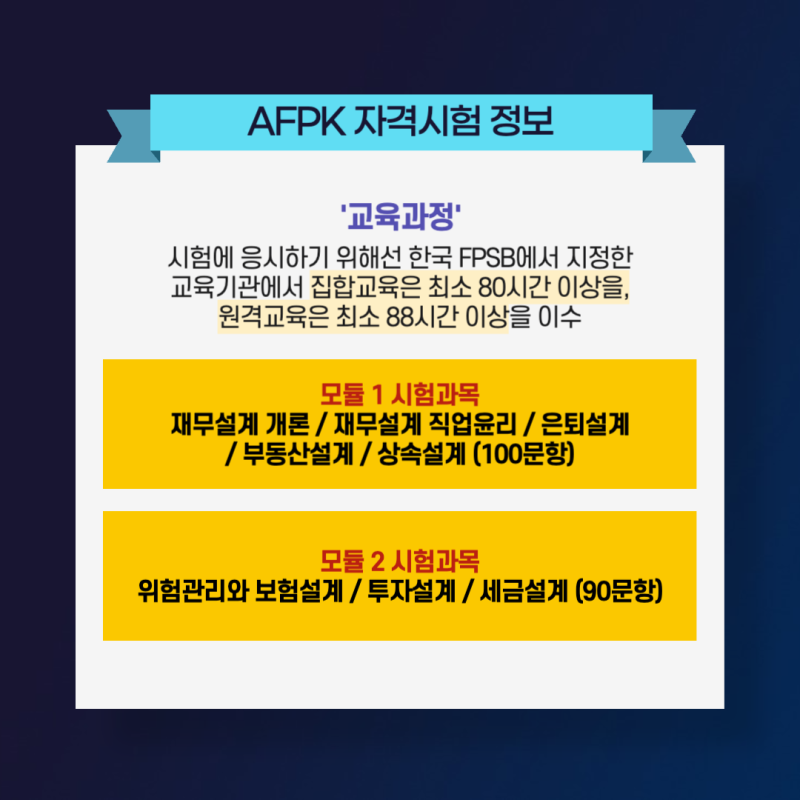 AFPK 자격증 취득 방법 (난이도/합격률/공부방법) : 네이버 블로그