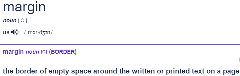 margin, marginal, marginalize, marginally 뜻 예문 : 네이버 블로그