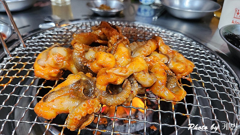 용강동숯불쭈꾸미구이마포 직화로 구워먹는 쭈꾸미의 맛이 좋구나 네이버 블로그