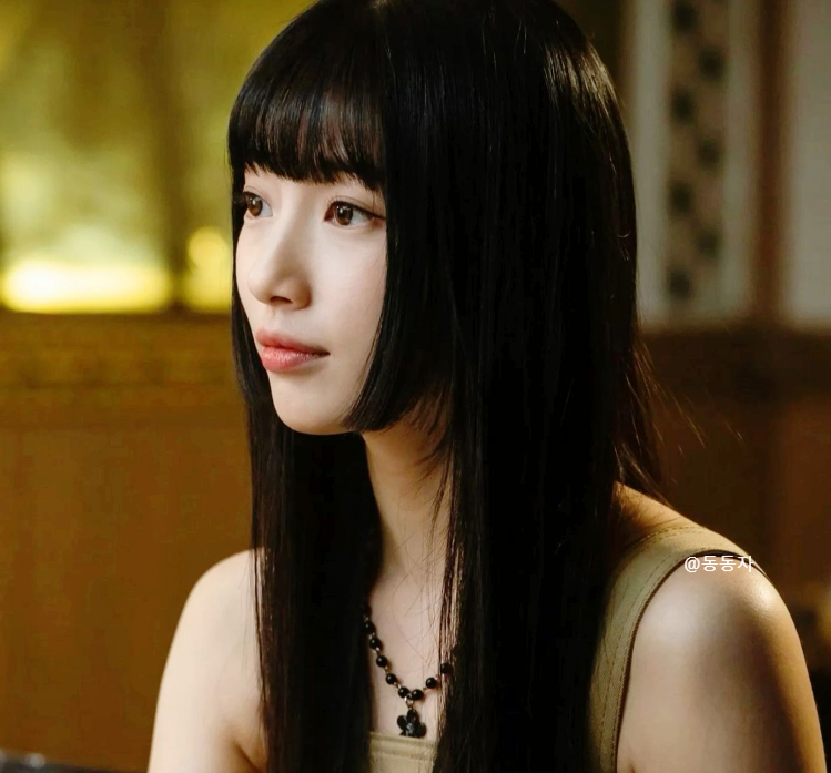 앞머리 있는 없는 수지머리 히메컷 이미지 둥근얼굴형 긴머리 헤어스타일 네이버 블로그