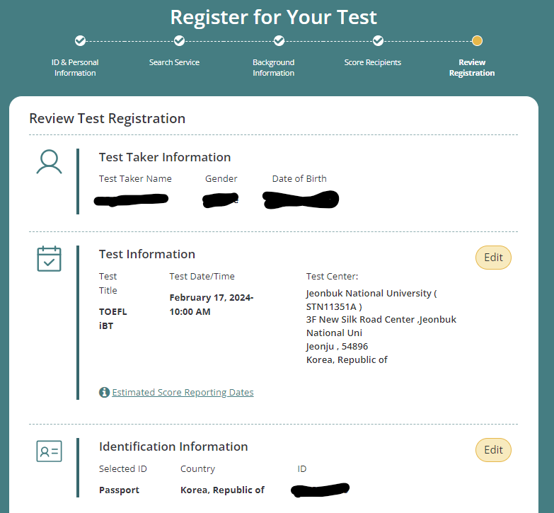 토플 접수 토플toefl 회원 가입 및 시험 등록 방법 A To Z 네이버 블로그