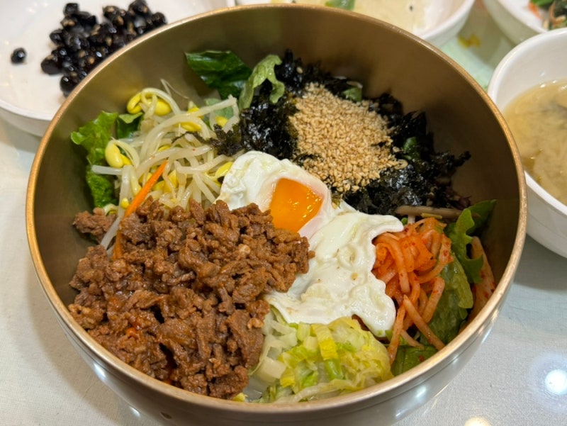 전주시청 근처 현지인 맛집 백송회관에서 육회비빔밥 냠냠 네이버 블로그