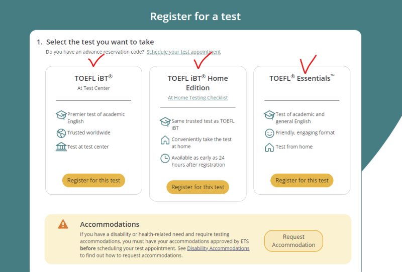 토플 접수 토플toefl 회원 가입 및 시험 등록 방법 A To Z 네이버 블로그