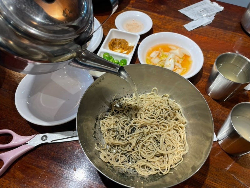 들기름막국수 원조맛집 용인 고기리막국수 평일 웨이팅and 고기리 카페 오아스 Oaas 평일맛집 네이버 블로그
