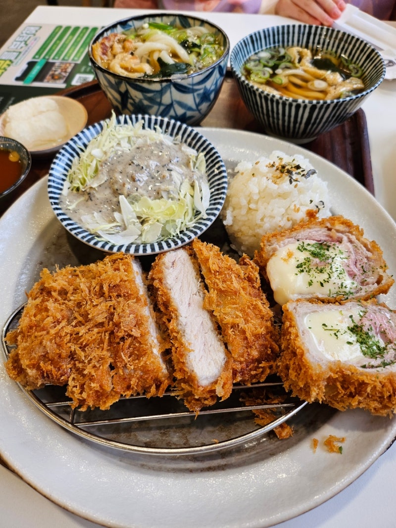 잠실새내역 맛집 백소정 치즈모듬카츠와 우동 맛있게 먹고 왔어요~♡ 네이버 블로그