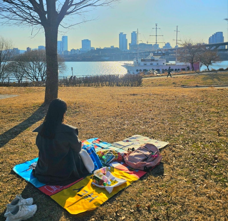 한강라면 위치 가격 파는곳 뚝섬한강공원 편의점 놀거리 돗자리 네이버 블로그