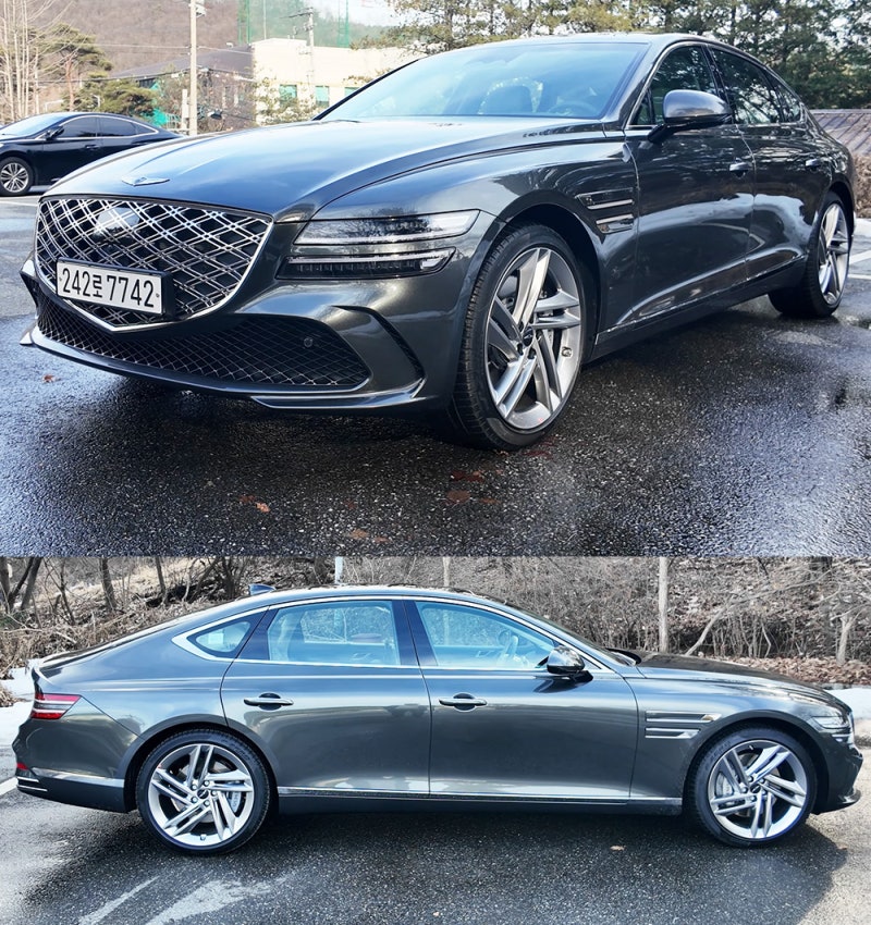 2024 G80 페이스리프트 깡통 휠 18인치, 19인치, 20인치 실물 사진 : 네이버 블로그