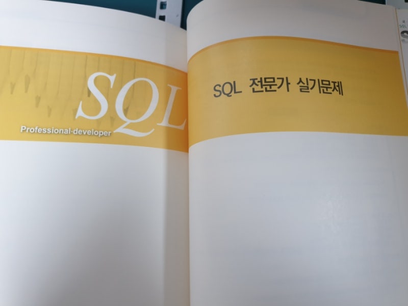 SQLD 노랑이 2024: SQL자격검정 실전문제집 책 : 네이버 블로그