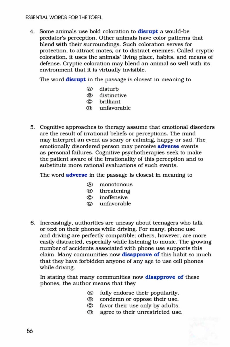 TOEFL vocab PDF 교재 다운로드 [풀다운로드가능] [Barron's essential words for TOEFL ...