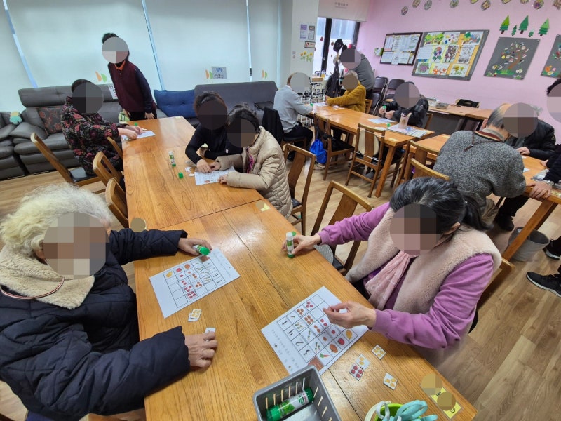 용인동백주간보호센터 반디재활주간보호센터 인지 프로그램 숫자인지 네이버 블로그