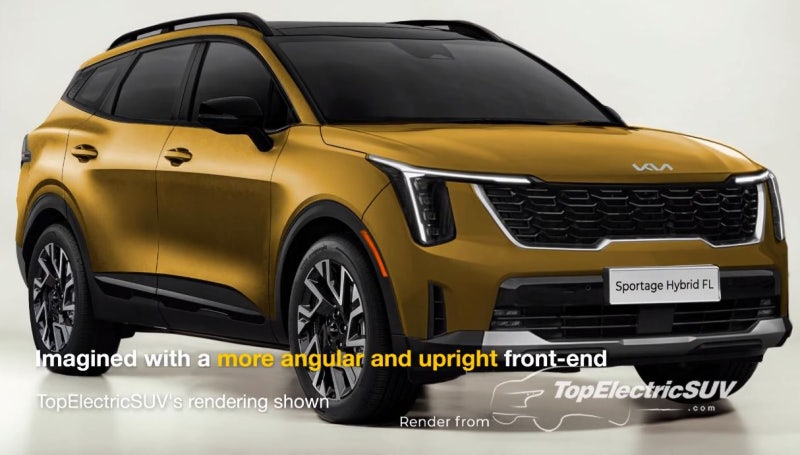 기아 2025 신형 스포티지 페이스리프트 하이브리드 NQ5의 제원 및 출시일 전망과 예상도 업데이트 : 네이버 블로그