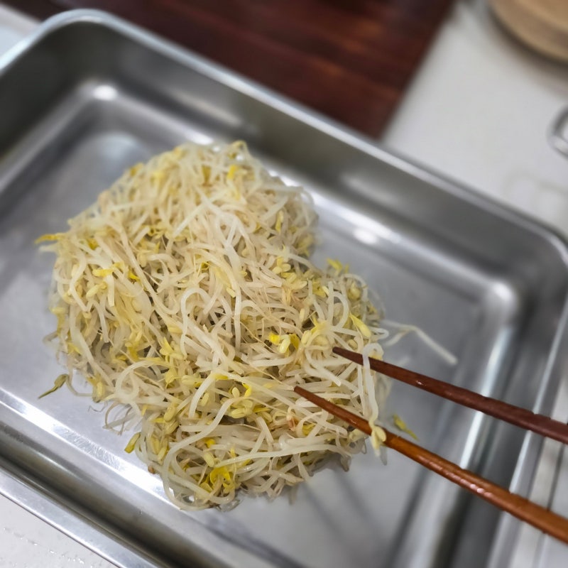 숙주나물무침 레시피 데치기 완벽한 숙주나물 요리 네이버 블로그