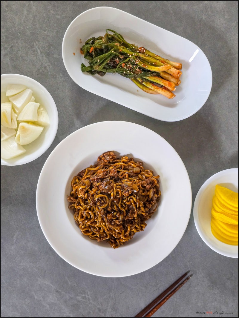 백종원 짜파게티 맛있게 끓이는법 물 안버리고 조리법 짜장라면 레시피 네이버 블로그
