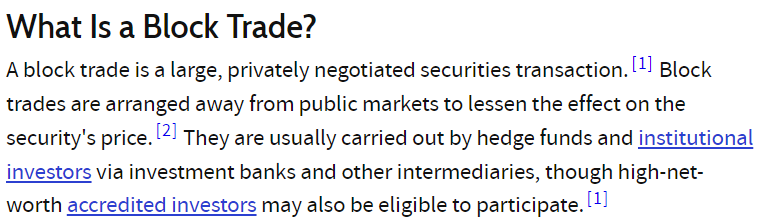 블록 딜(Block Deal)이란 무엇일까?_금융시장의 이해 24(feat. 블록트레이드, 블록세일) : 네이버 블로그