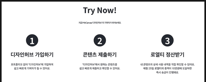 미리캔버스 디자인허브 기여자 신청방법내 디자인 템플릿 판매방법 네이버 블로그