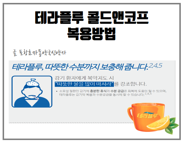 종합감기약 테라플루 나이트 데이 종류 효능 함유 성분 복용방법 약국 편의점 어린이 목감기 코감기약 총정리 네이버 블로그