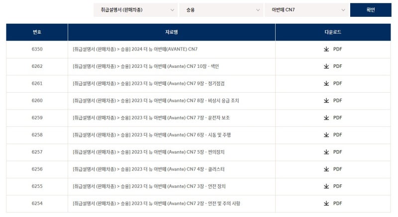 더뉴 아반떼 자동차 에어컨필터 교체 (AD / HD / XD / MD / CN7 ) : 네이버 블로그