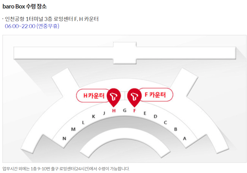 하나투어 해외여행 포켓와이파이 무료 바로박스 baro box 대여위치방법 : 네이버 블로그
