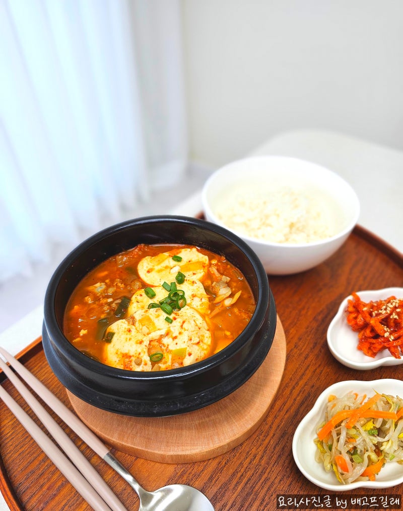 순두부찌개 끓이는 법 레시피 순두부찌개 양념 Ft 뚝배기 세척 방법 네이버 블로그