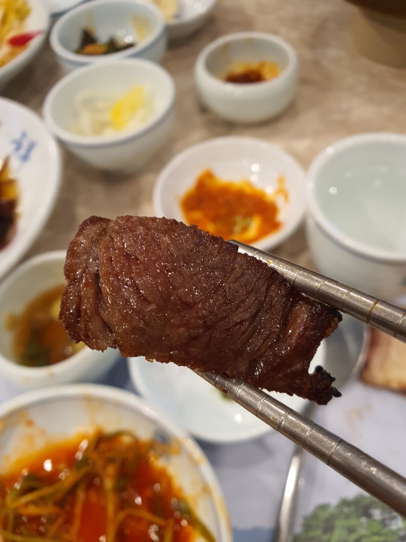 부산 당감동 경남가든 구워주는 고기집 소갈비 돼지갈비 맛집 네이버 블로그