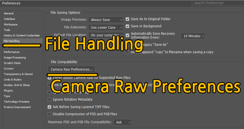 포토샵 Camera Raw 활성화/비활성화하기 : 네이버 블로그