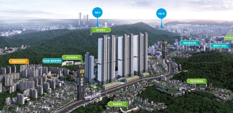 동부산 지역주택조합 조합원 모집 센텀2지구 코오롱 하늘채 시그니처 네이버 블로그