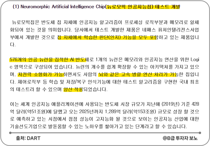 네패스 Vs 네패스아크 주가 비교 뉴로모픽 칩 네이버 블로그