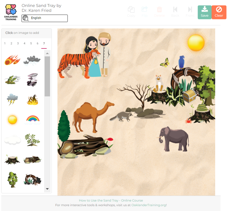 온라인 모래놀이치료 나만의 모래상자 꾸미기 : 네이버 블로그