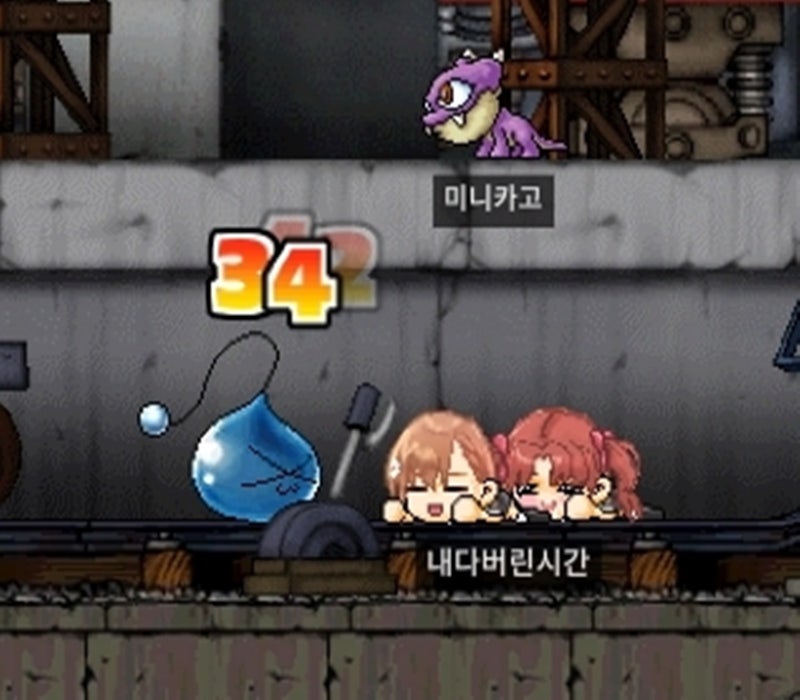 메이플랜드 버블링 사냥터 위치 물고기 작살 확률과 정옵 네이버 블로그
