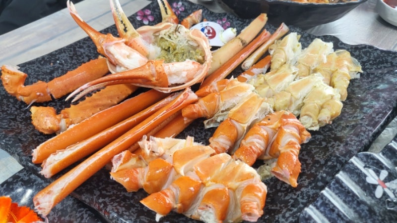 강구항맛집 영덕대게 코스요리 구성과 양 모두 대박집 눈앞에서 손질까지 착한대게 냠냠후기 네이버 블로그