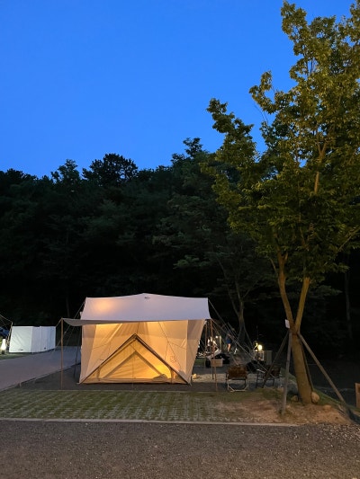울산 캠핑장 입화산 참살이숲 제2 오토캠핑장 예약방법 506번 후기 노르디스크 미트가르드 92 카리 20 피칭