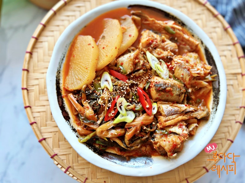 시래기 코다리조림 만드는 법 시래기코다리찜 레시피 코다리 무조림 네이버 블로그