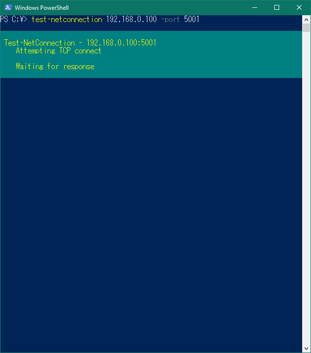 Ping, tcping: 특정 포트로 핑 보내기, test-netconnection (PowerShell) : 네이버 블로그