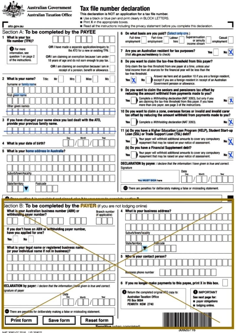 호주 TFN&Super 가입 및 폼 작성 : 네이버 블로그