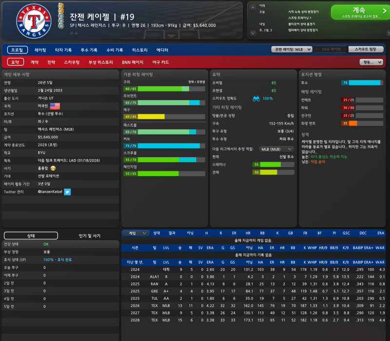 Out of the Park baseball OOTP 24, OOTP 25 - 시뮬레이션 야구게임 , 야구게임의 FM : 네이버 블로그