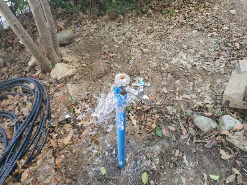 부산 수도 꼭지 교체 부동전 전체 작업 현장에서 물터짐 해결 네이버 블로그