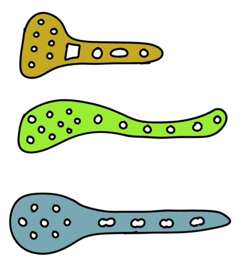 ORIF Plate LCP DCP RCP 1/3(one third) anatomical plate : 네이버 블로그
