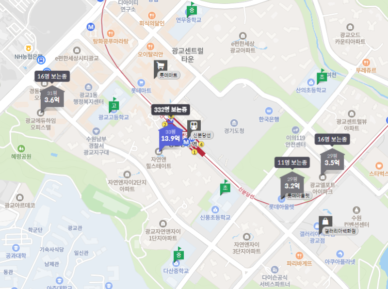 신강남선 발표 및 그 수혜지 네이버 블로그
