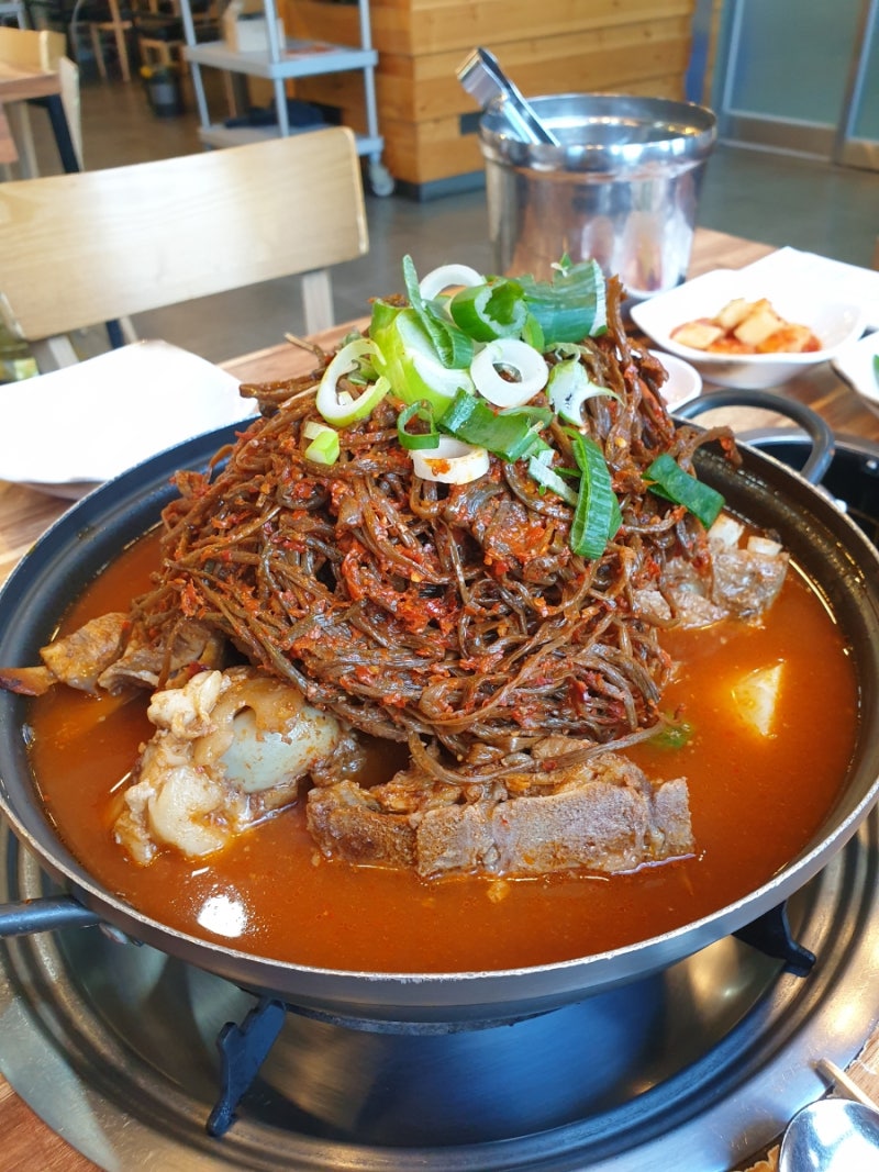 현지인이 추천하는 전주맛집 육일식당 고구마순 감자탕 가격주차 네이버 블로그