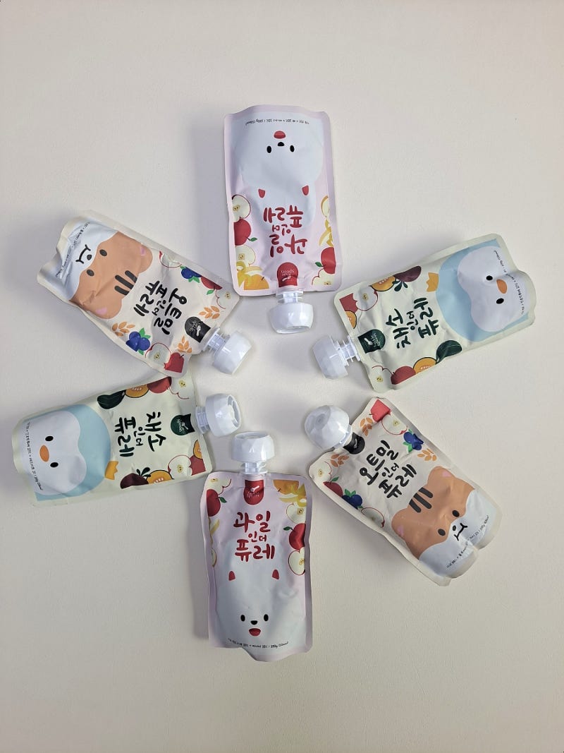 과일 채소 오트밀 3가지 맛 아기 과일퓨레 리틀스푼 퓨레 보관 방법 네이버 블로그