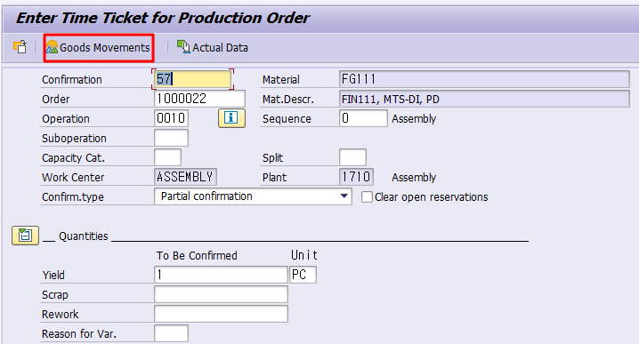 [SAP PP] Backflush Logic : 네이버 블로그