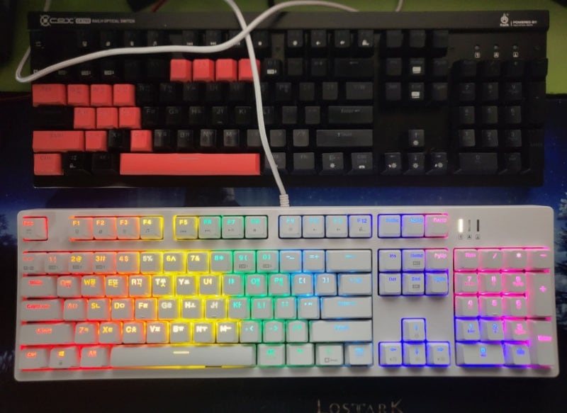 앱코 HACKER K660 카일광축 PC방 방수키보드 사용 후기 : 네이버 블로그