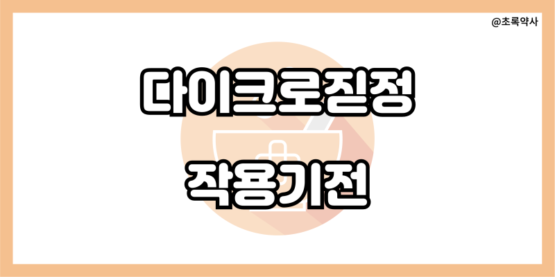 다이크로짇정 히드로클로로티아지드 효능 효과 용법 부작용 주의할것 임산부 네이버 블로그