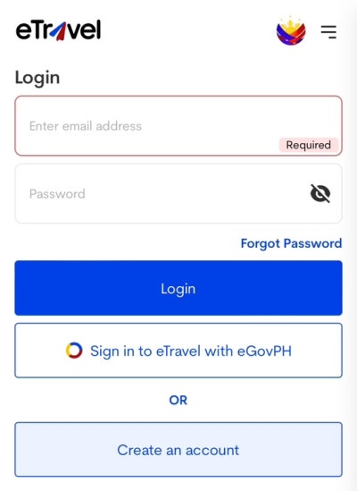 필리핀 이트래블 작성방법 입국신고서 eTravel 오류 총정리 : 네이버 블로그