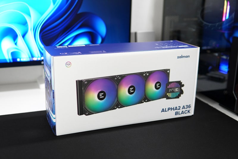 잘만 Alpha II A36, 준수한 성능과 편리한 기능을 가진 가성비 수랭 쿨러 : 네이버 블로그