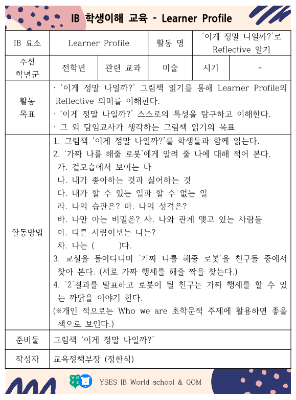 2024. IB 용어 이해 교육 : 네이버 블로그