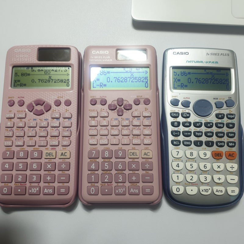 공학용계산기 CASIO fx-991EX, fx-991ES PLUS, fx-570ES PLUS 비교 : 네이버 블로그