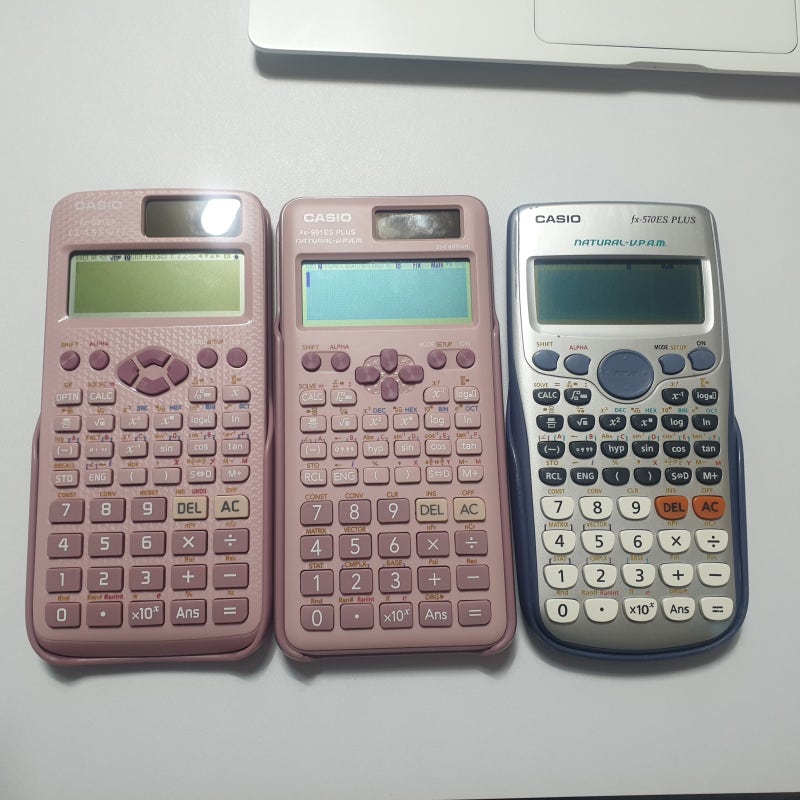 공학용계산기 CASIO fx-991EX, fx-991ES PLUS, fx-570ES PLUS 비교 : 네이버 블로그